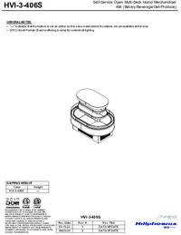 HVI-4-406R and HVI-4-408R Multi-Deck Self-Service Refrigerated Island ...